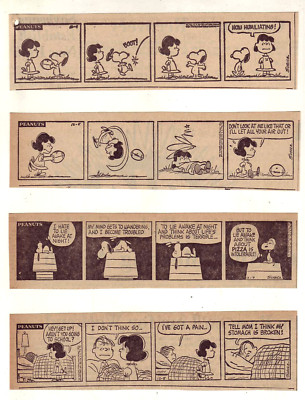 Peanuts by Charles Schulz - Snoopy - 27 daily comic strips - Complete ...