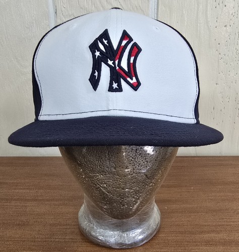Yankees New York Patriotic Logo MLB New Era 5950 Cool Base Hat Fitted ...