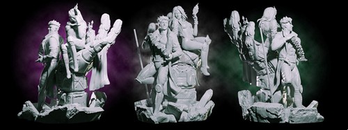 Anime Gambit & Rogue Unpainted GK Models Figures 3D Print Blank Resin ...