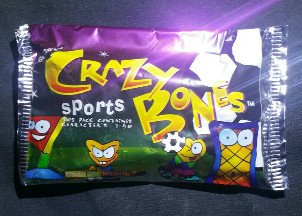 10 NEW SEALED PACKS GOGOS CRAZY BONES ORIGINAL "SPORTS" VERSION ☆ 40 ...