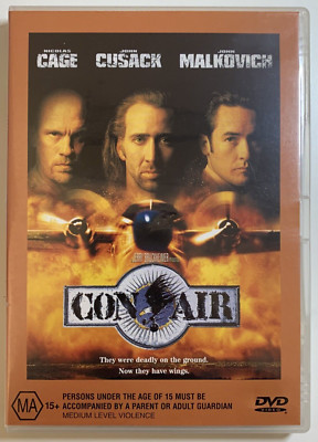 ConAir (DVD, 1997) Movie, Nicolas Cage, PAL, Region 4,Fast Free Postage ...