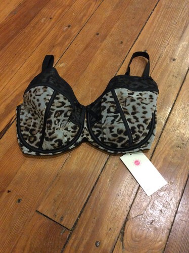 BNWT Miss Mandalay Kitty Padded Balcony Bra KI01 Color Leopard Size ...