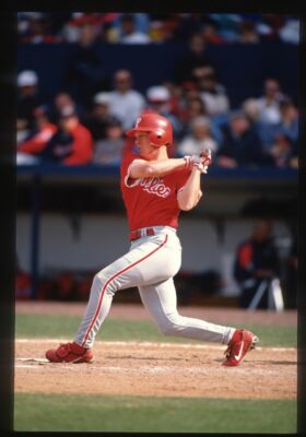 Lot of (12) 2000 Phillies DAVID DOSTER Original 35mm Slide ...