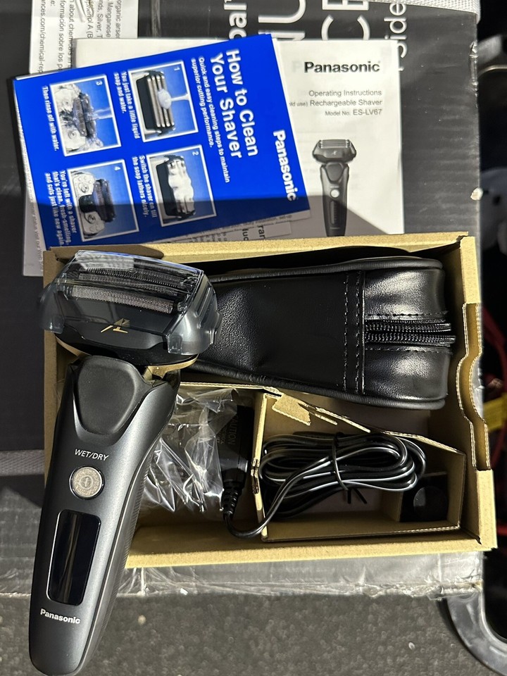 Panasonic Arc5 ES-LV65 Electric Razor 5-Blade Cordless Shaver (GREAT ...