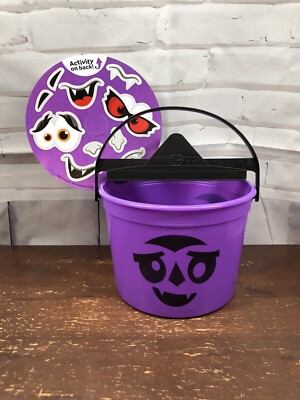2023 McDONALD'S Purple Halloween Classic Boo Buckets HAPPY MEAL Vampire ...