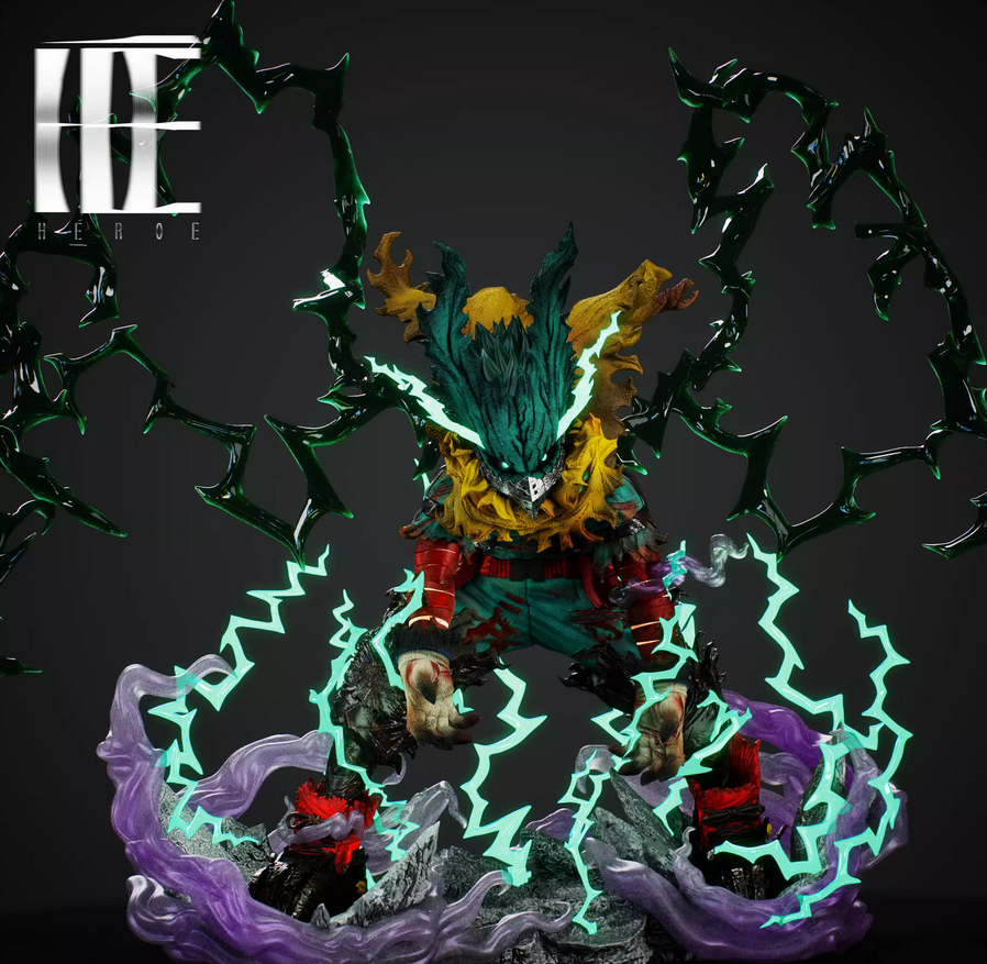 Héroe Collectibles 1/4 My Hero Academia Midoriya Izuku Dark Deku Model ...