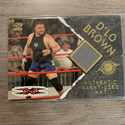2004 Pacific TNA D'Lo Brown Ring Mat Relic Card /1525 | eBay