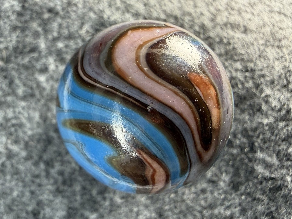 JABO MARBLES: Blue Boy Multi Color Bolder. .910 | eBay