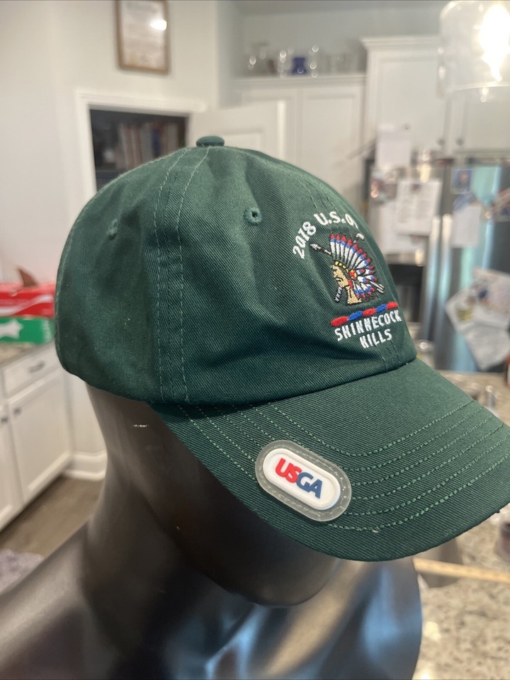 2018 US Open shinnecock Hills USGA Hat Green Strapback | eBay