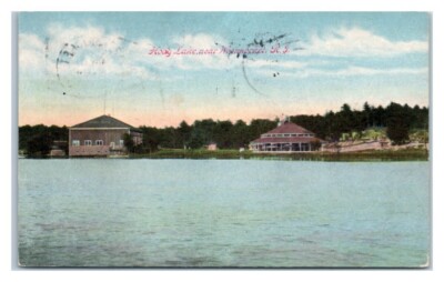HOAG LAKE WOONSOCKET Rhode Island Vintage Postcard Posted 1909 DB | eBay