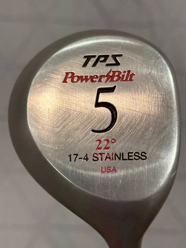 Powerbilt TPS 22° 5 Wood 17-4 SS ProPower Graphite Regular Flex 42” RH ...