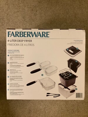Farberware 4 Liter Deep Fryer With 3 Frying Baskets Stainless Steel | eBay