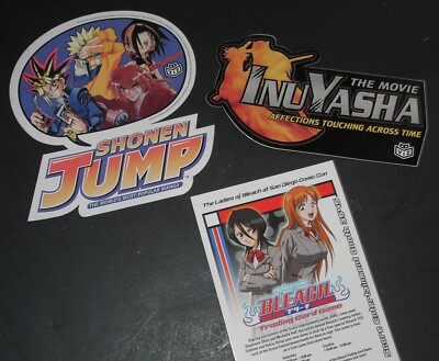 Vintage Shonen Jump Sticker/ Decal - Naturo, One Piece, Shaman King, Yu ...