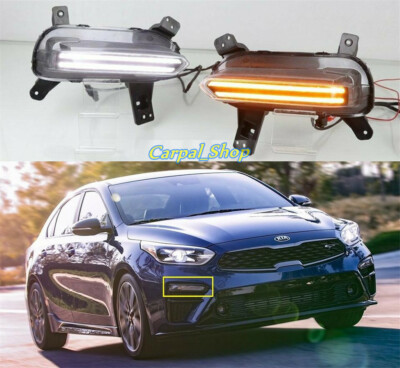 Daytime running light For KIA Forte Cerato K3 2019 2020 LED Front fog ...