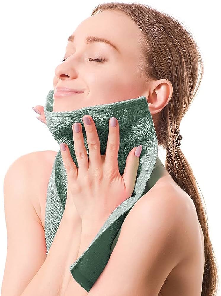 24 Packs 100% Egyptian Cotton Luxury Face Cloth Flannels Wash Cloth ...