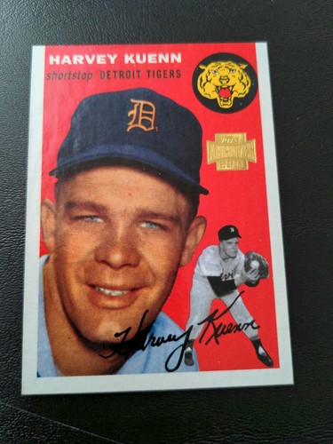 HARVEY KUENN ~ROOKIE~ TOPPS 1954 REPRINT BASEBALL CARD!! | eBay