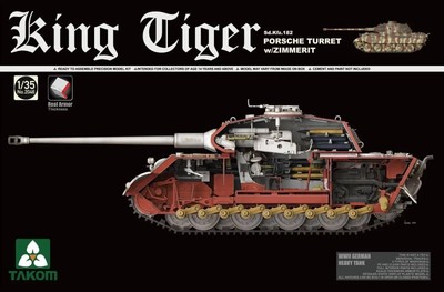 Takom 1/35 King Tiger Tank Turret Model Kit | eBay