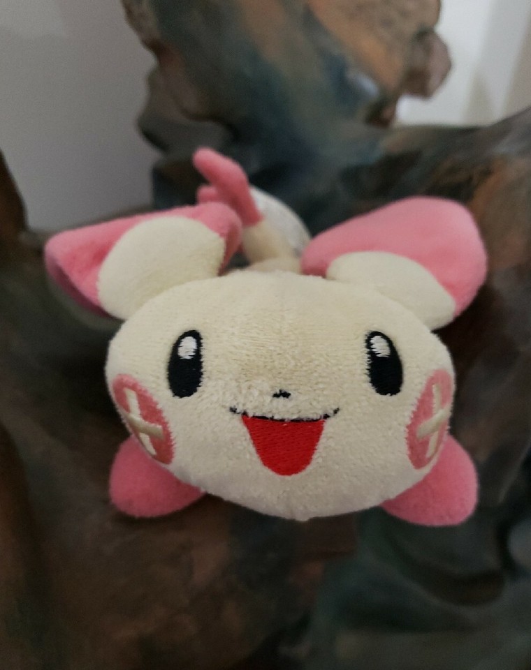 Vintage 2004 Pokémon PLUSLE Plush Toy Hasbro Nintendo 5” Stuffed Animal ...