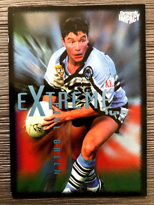 1995 DYNAMIC IMPACT ARL 'EXTREME' TRADING CARD - PAUL GREEN/SHARKS ...
