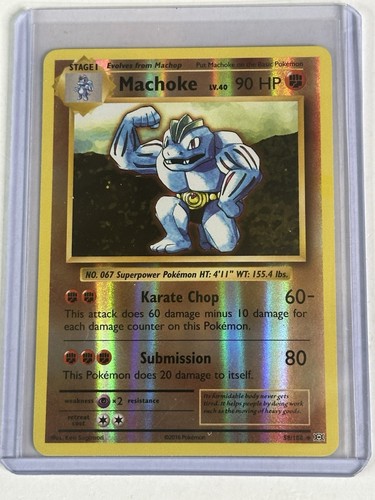 Machoke 58/108 Pokemon English Reverse Holo Card XY Evolutions | eBay