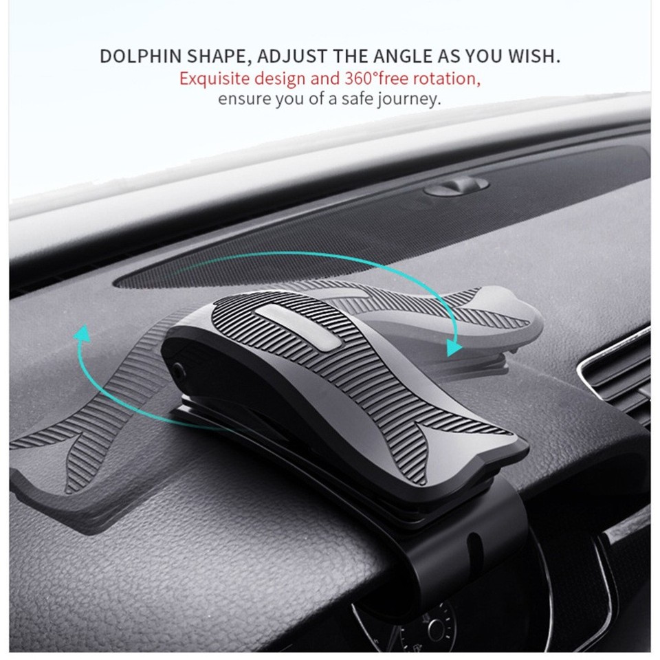 360 Degree Mobile Phone Support Bracket Universal Dashboard Holder ...