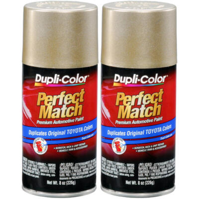Duplicolor BTY1610 (2-Pack), Aerosol Paint for Toyota 4Q2, Desert Sand ...