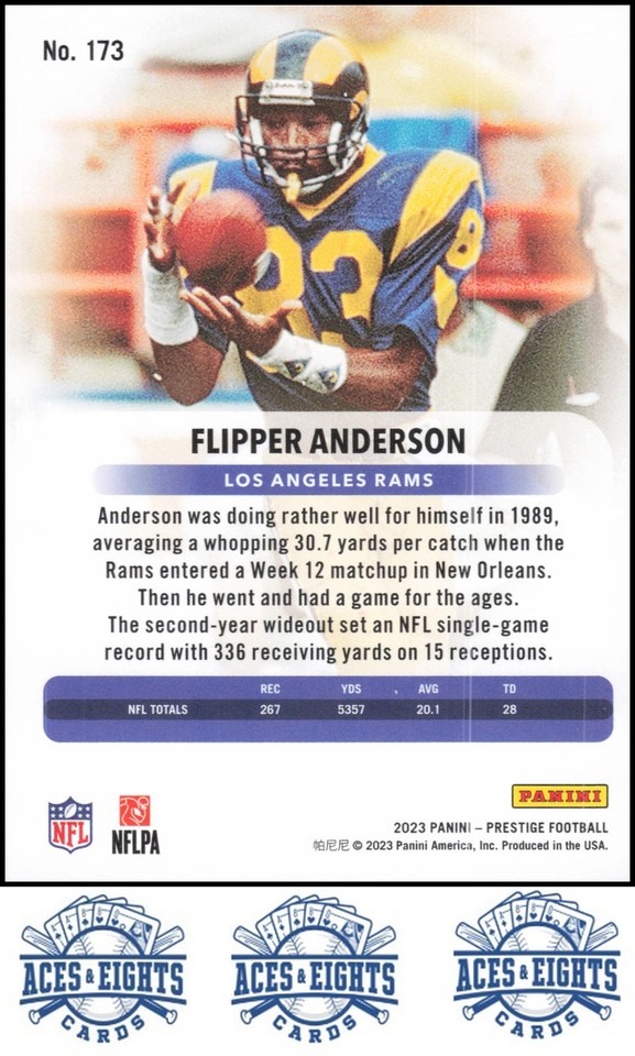 2023 Panini Prestige Flipper Anderson Los Angeles Rams #173 | eBay