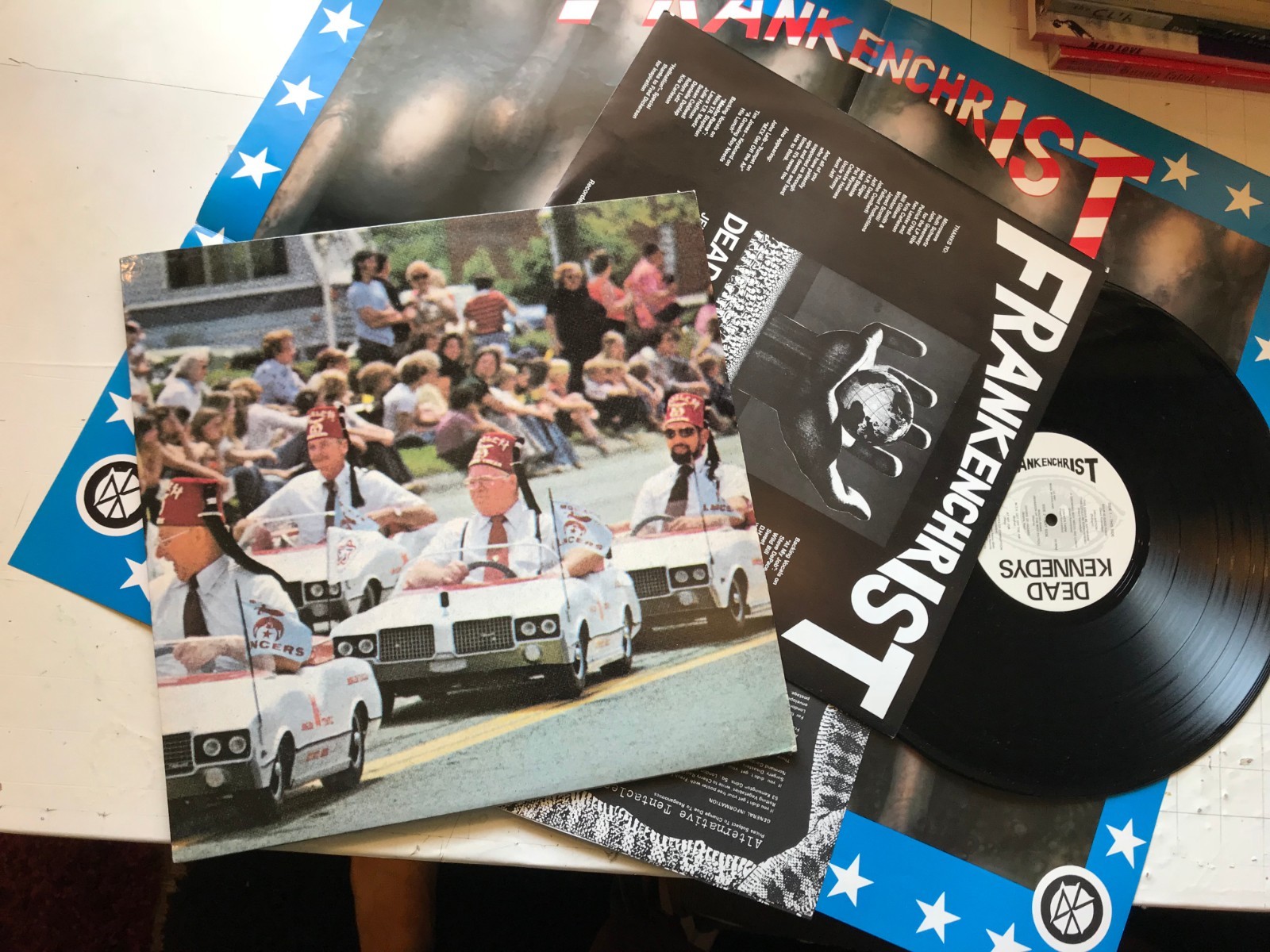 Dead Kennedys LP Frankenchrist w/BANNED POSTER +inrs uk '85 alt tent H ...