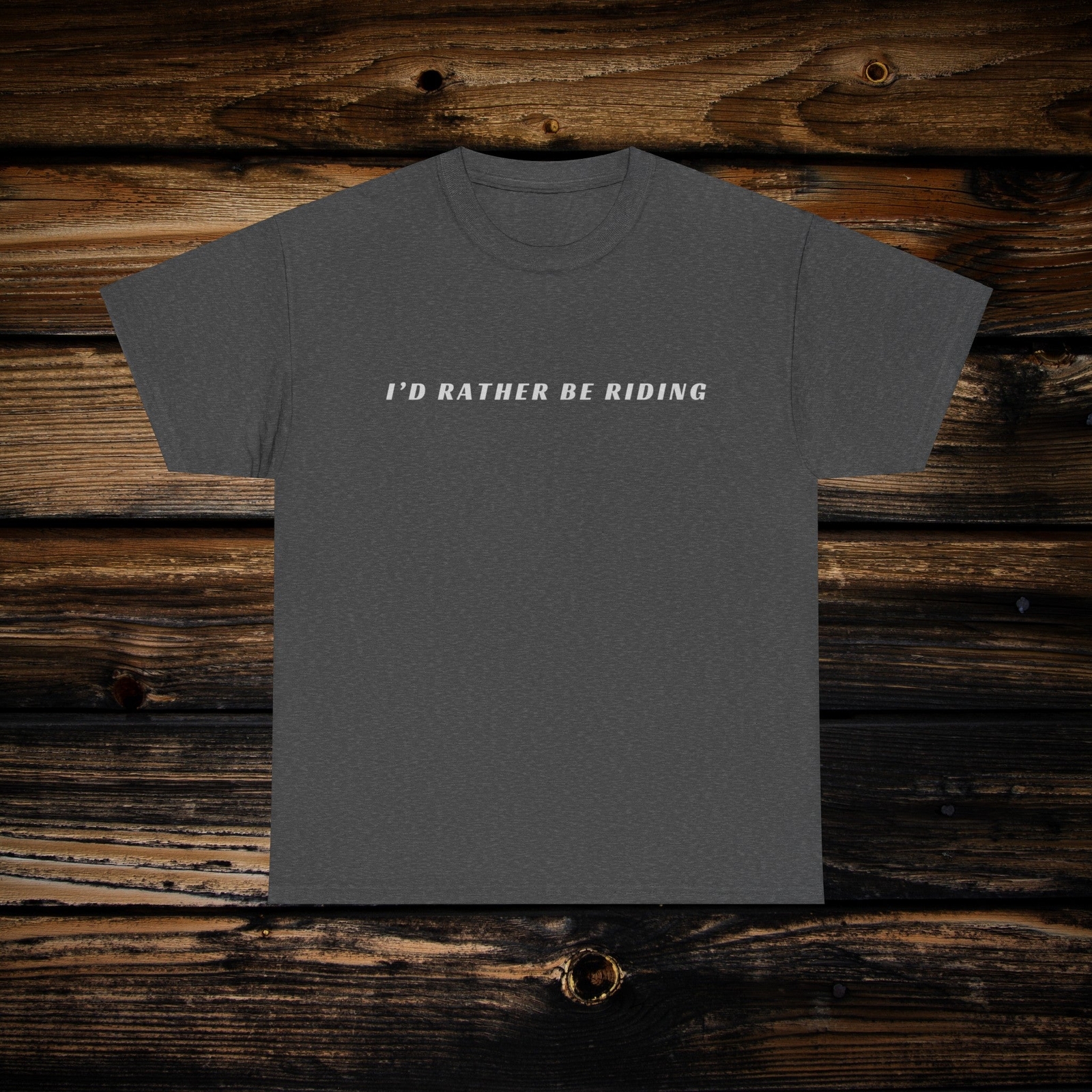 I'd Rather Be Riding Shirt | HEAVY Cotton Adult Unisex t shirt | Dirt ...