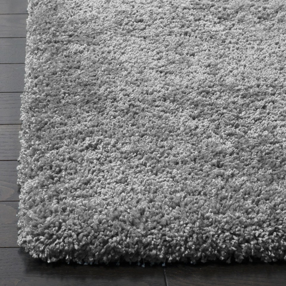 Non Slip Grey Area Rugs Long Hallway Runner Carpet Washable Kitchen ...