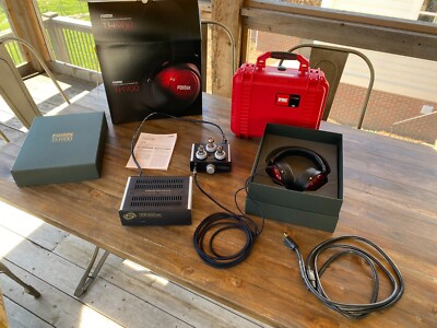 Fostex TH-900 Headphones w/ Emmeline II “The Raptor” Tube Headphone Amp ...
