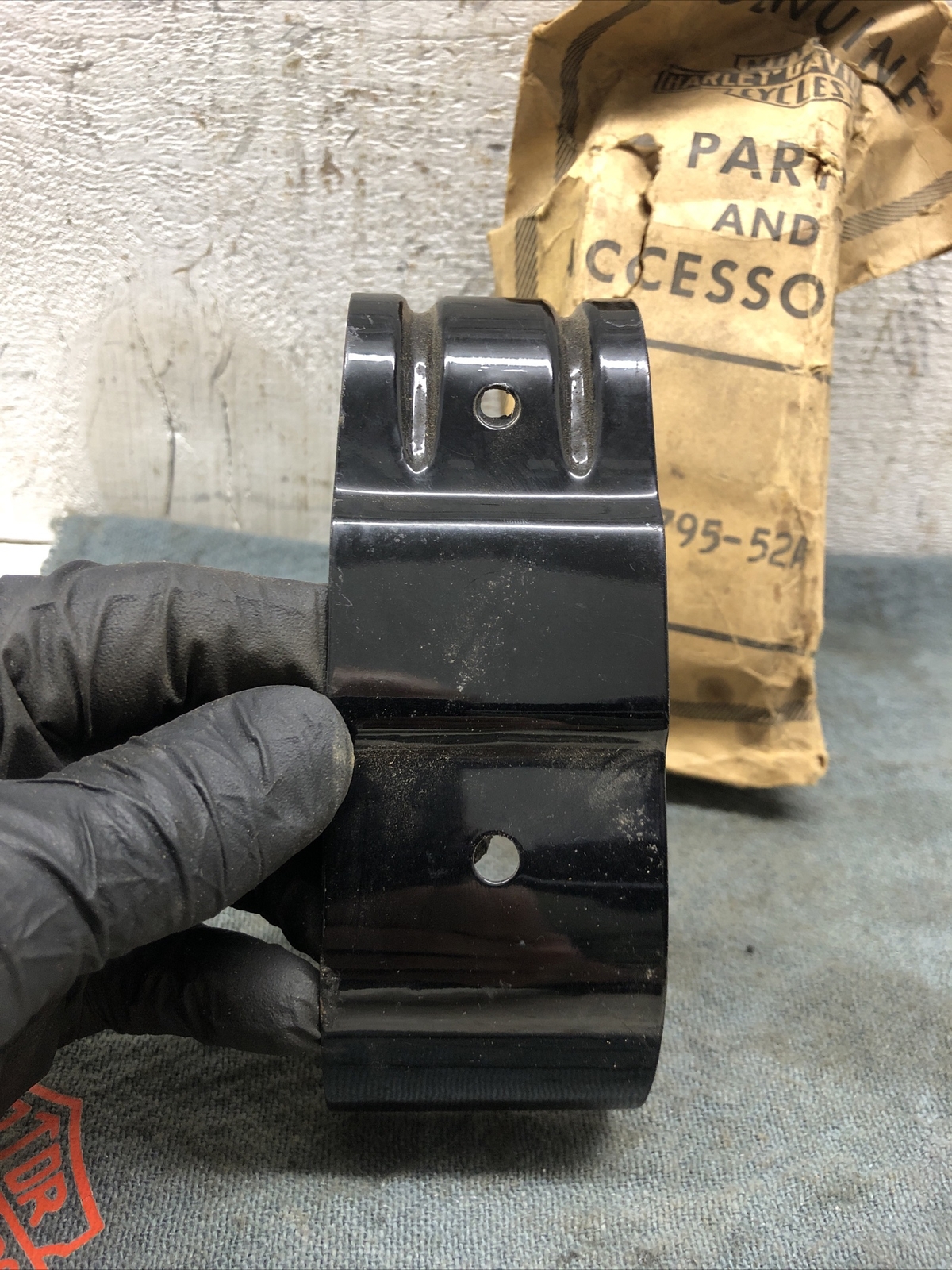 ORIGINAL HARLEY REAR FENDER MOUNT BRACKET SPORTSTER K MODEL 52-78 59795 ...