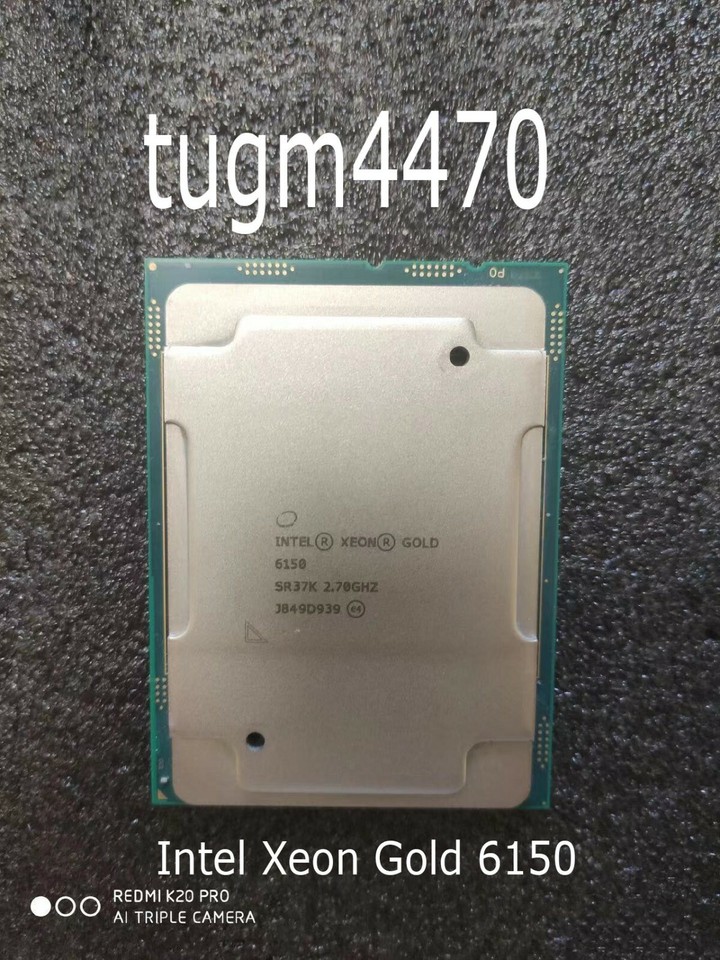 Intel Xeon Gold 6150 CPU Processor 18-Core 2.70ghz 24.75mb 165w lga ...