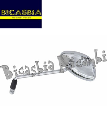 18994 - Espejo Cromo Retrovisor de Lágrima Derecho Cromado Vespa 125 ...
