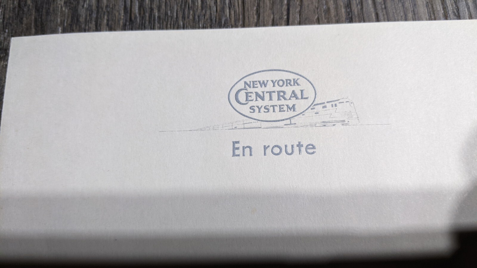 New York Central Railroad Stationary & 1 Envelope- New York Central ...