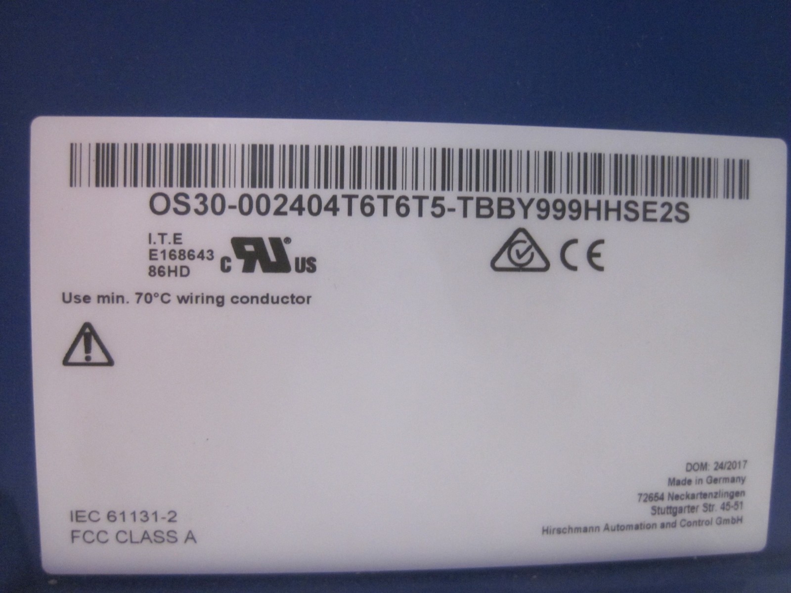 100% WARRANTY (NEW) Hirschmann Octopus OS30-002404T6T6T5 ...