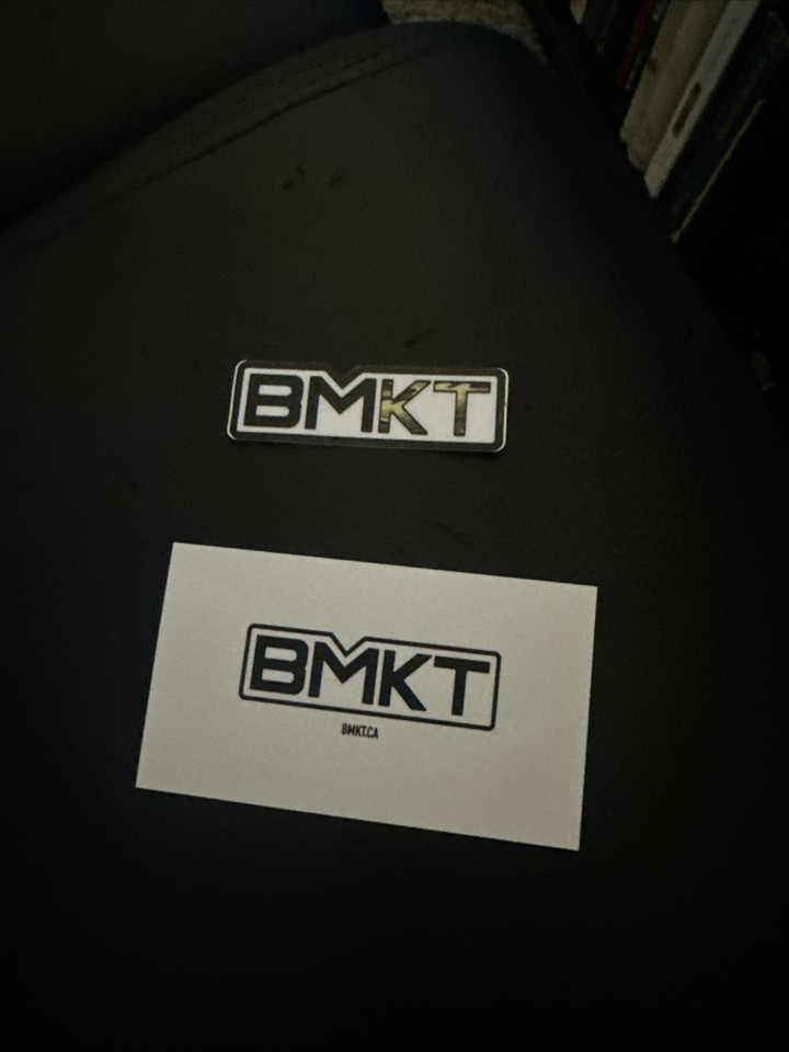 BMKT B&M Knive & Tool small explorer Bowie Tanto Blade Marbled Carbon ...