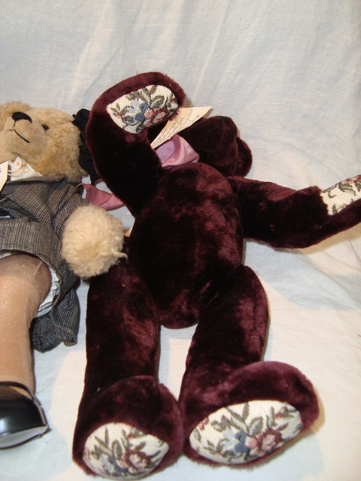 One of a Kind Bears/Patsy Lane/Lot of 2/Prue & Lorrie Fully Jointed ...