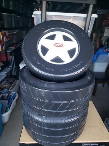 Vintage Little Tikes Goodyear Racing Tire Toy Box Chest Made In USA | eBay
