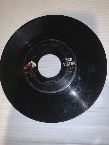 Jim Reeves - I Won't Come In While He's There / Maureen 45 RPM RCA ...