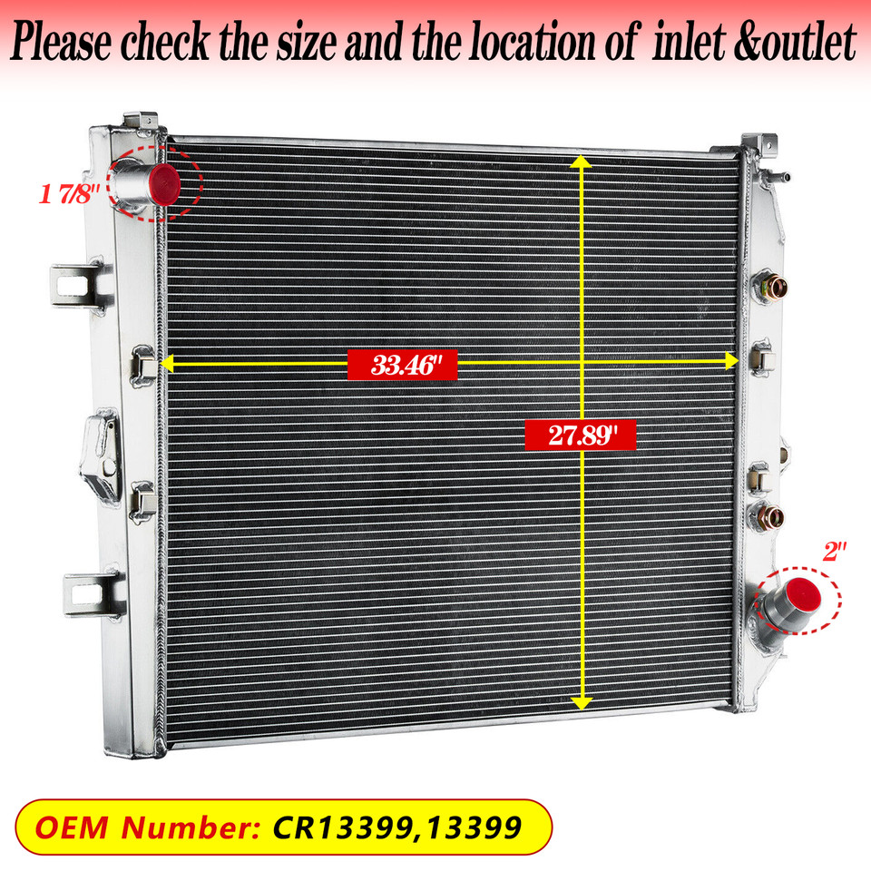 Radiator Fit 2011-2016 Chevy Silverado GMC Sierra 2500 3500 GM 6.6L ...