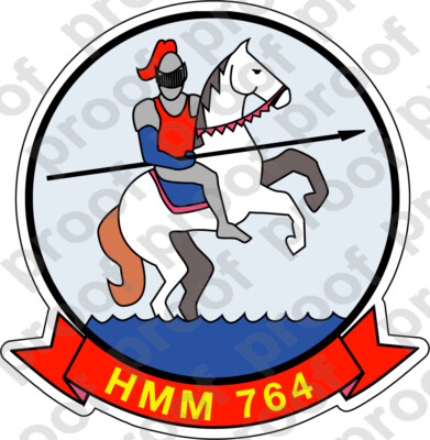 STICKER USMC HMM 764 MOONLIGHT A ooo USMC Lisc No 20187 | eBay