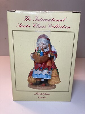 Budelfrau Austria International Santa Claus Collection Figurine Box | eBay