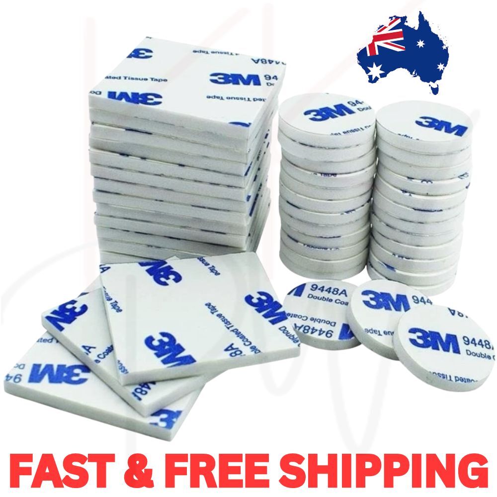 3M Double Sided Foam Sticker Tape Side Wall Car Self Adhesive Pads ...