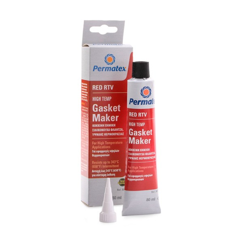 Joint silicone rouge haute température 80ml PERMATEX | eBay