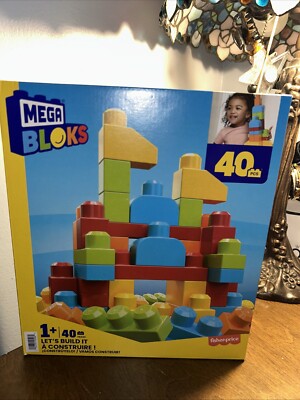 MEGA BLOKS LETS BUILD IT 40 PC. SET. NEW | eBay