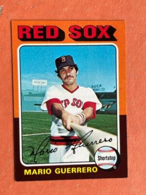 1975 TOPPS #152 MARIO GUERRERO RED SOX NM/MT SHIPS FREE NEW TOP LOADER ...