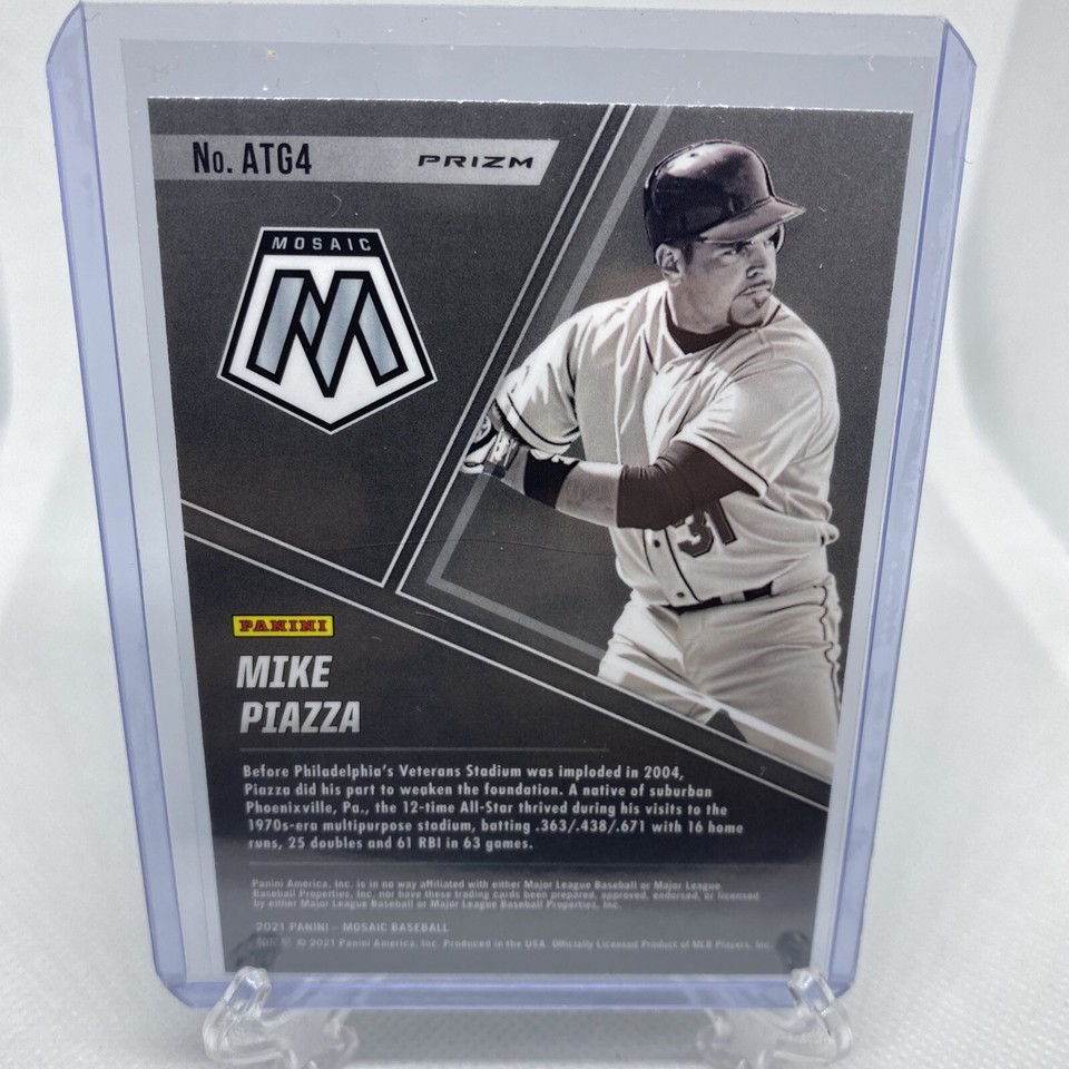 2021 Panini Mike Piazza All-Time Greats Silver Mosaic #ATG4 Mets | eBay