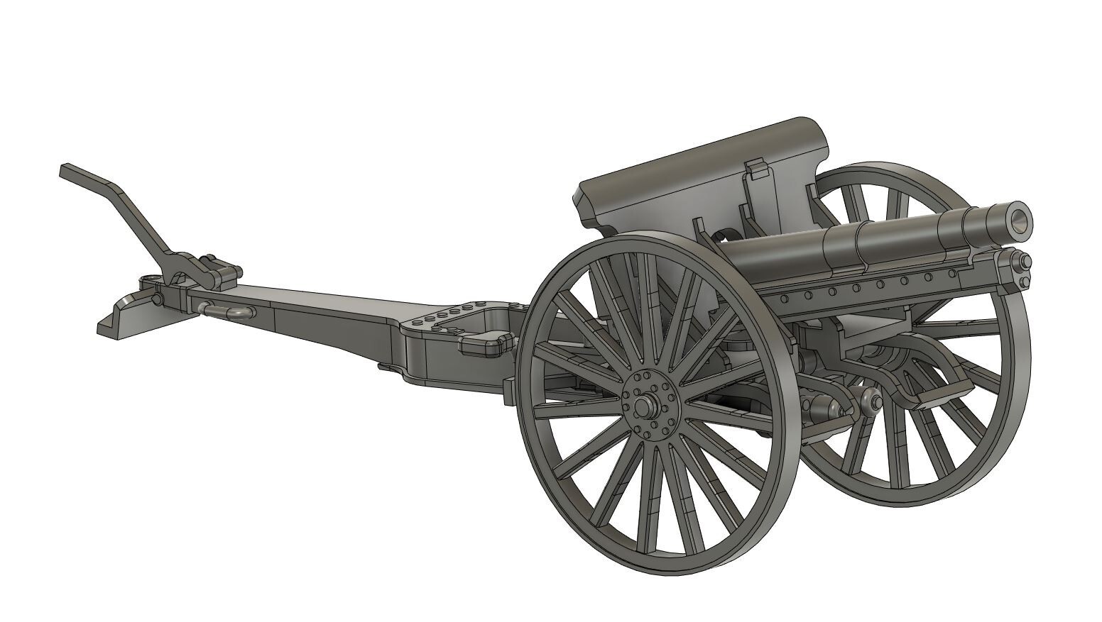 Bolt Action Compatible: WW2 Japanese Type 38 75mm field gun (1:56 Scale ...