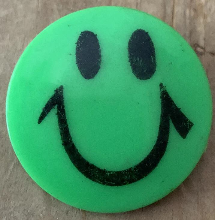 Neon Green Smiley Face
